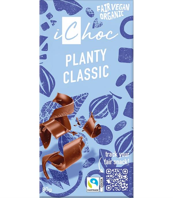 Ichoc Classic vegansk chokolade finder du her